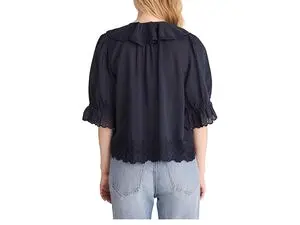Madewell Ruffled Puff-sleeve Top