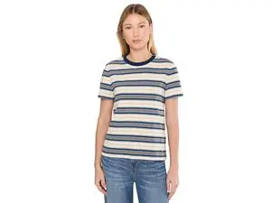 Madewell The Perfect Crewneck Tee Striped Cotton