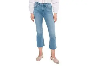 Madewell The Short Stretch Flare Crop Jean - Blue