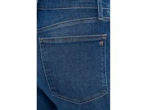 Madewell The Short Stretch Flare Crop Jean In Osgoode Wash - Navy