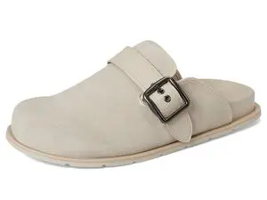 COACH Buckled Suede Clogs