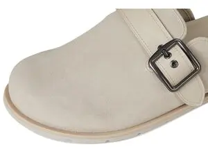 COACH Buckled Suede Clogs