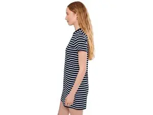 Madewell Stripe Mini T-shirt Dress