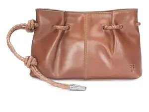 THE FRYE COMPANY Caroline Wristlet Clutch In Antique Pull-up Leather