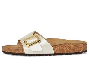BIRKENSTOCK Catalina Luxe Buckle Graceful Sandals - Bone