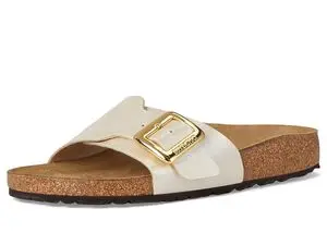 BIRKENSTOCK Catalina Luxe Buckle Graceful Sandals - Bone