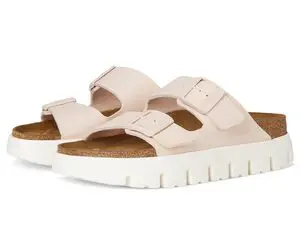 BIRKENSTOCK Arizona Chunky Birko-flor Sandals - Light Rose