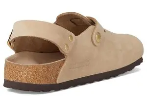 BIRKENSTOCK Tokio Nubuck Clogs - Brown