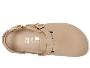BIRKENSTOCK Tokio Nubuck Clogs - Brown