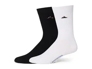 BIRKENSTOCK Ribbed Cotton Crew Socks Two-pair Pack - Black