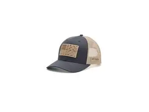 Columbia Pfg Fish Flag Mesh Snap Back Hat - Blue