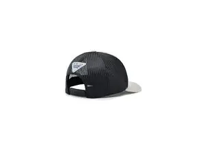 Columbia Pfg Fish Flag Mesh Snap Back Hat - Gray