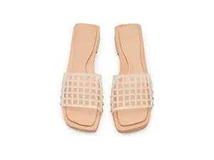 Vince Barbara Jelly Slide Sandals - Clear