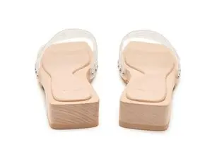 Vince Barbara Jelly Slide Sandals - Clear