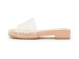 Vince Barbara Jelly Slide Sandals - Clear