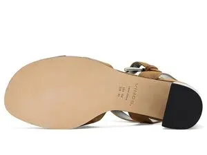 Vince Salma Strappy Block Heel Sandals - Tan