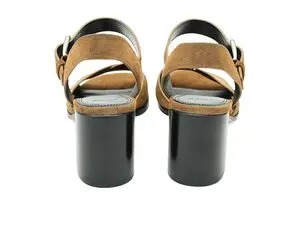 Vince Salma Strappy Block Heel Sandals - Tan