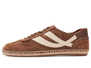 Vince Oasis Espadrille Suede Lace-up Shoes - Tan