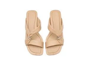 Vince Vilma Suede Slide Sandals With Metal Detail - Multi