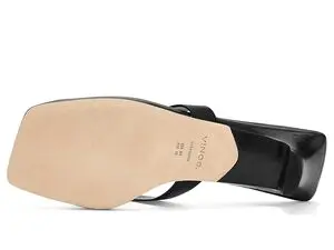 Vince San Juan Jelly Thong Sandals With Kitten Heel - Black