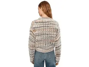 Madewell Fawn Open Stitch Stripe Pullover Sweater