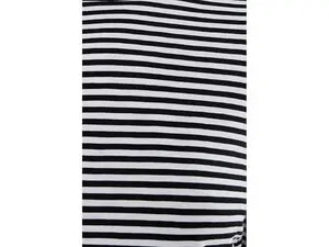 Madewell Side Ruched Slub Long Sleeve Stripe