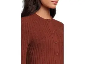 Madewell Long Sleeve Cozy Cotton Ribbed Cardigan Sweater