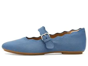Fitflop Delicato Wave-edge Canvas Mary Janes - Blue