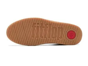 Fitflop The Dash Ff T-toe Leather Suede Trainers - Gray