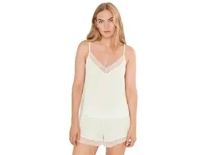 Eberjey Kari Tenceltm Modal Cami Shorts Pj Set Pajama Sets - Ivory