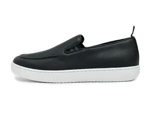 Fitflop Craft-q Tumbled Leather Moc Loafers - Black