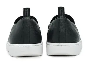 Fitflop Craft-q Tumbled Leather Moc Loafers - Black