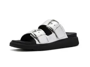 Fitflop Silver Tone Shoes For Women
