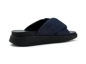 Fitflop Gen Ff Folded Denim Slides Wedge Sandals