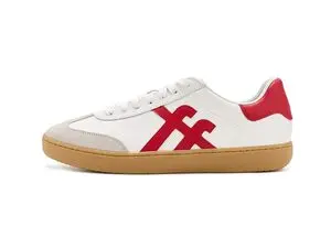 Fitflop The Dash T-toe Leather Sneakers - Red