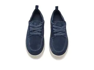 Fitflop Craft-q Suede Moc Derby Shoes - Navy