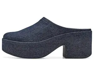 Fitflop Platform Denim Heeled Mules
