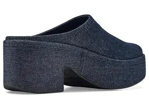 Fitflop Platform Denim Heeled Mules