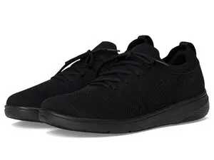 Fitflop Super-q Knit Slip-on Laced Sneakers - Black