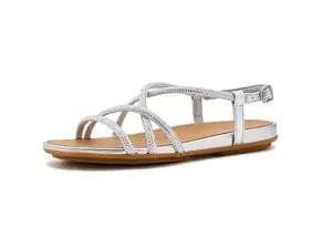 Fitflop Silver Tone Sandals For Women