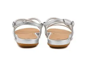 Fitflop Gracie Crystal Embellished Strappy Wedge Sandals - Silver