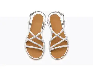 Fitflop Gracie Crystal Embellished Strappy Wedge Sandals - Silver
