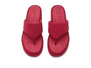 Fitflop Wedge Toe-post Sandals - Red