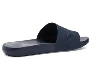 Fitflop Iqushion Pool Slides Wedge Shoes - Navy