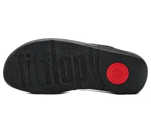 Fitflop Lulu Shimmerglitz Wedge Sandals - Black