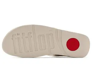 Fitflop Lulu Marbled-stone Wedge Sandals - Beige