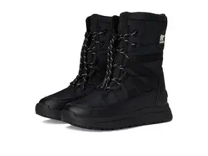 Sorel Whitney Iii Tall Waterproof Lace-up Boots - Black