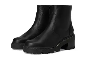 Sorel Joan Now Zip Bootie Ankle Boots - Black