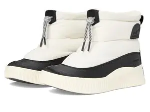 Women's Black White Boots