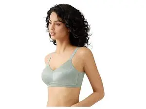 Wacoal Back Appeal Wire Free Bra 852303 Bra Iceberg Green - Olive